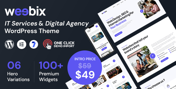 Weebix - Web Development WordPress Theme by awaiken | ThemeForest